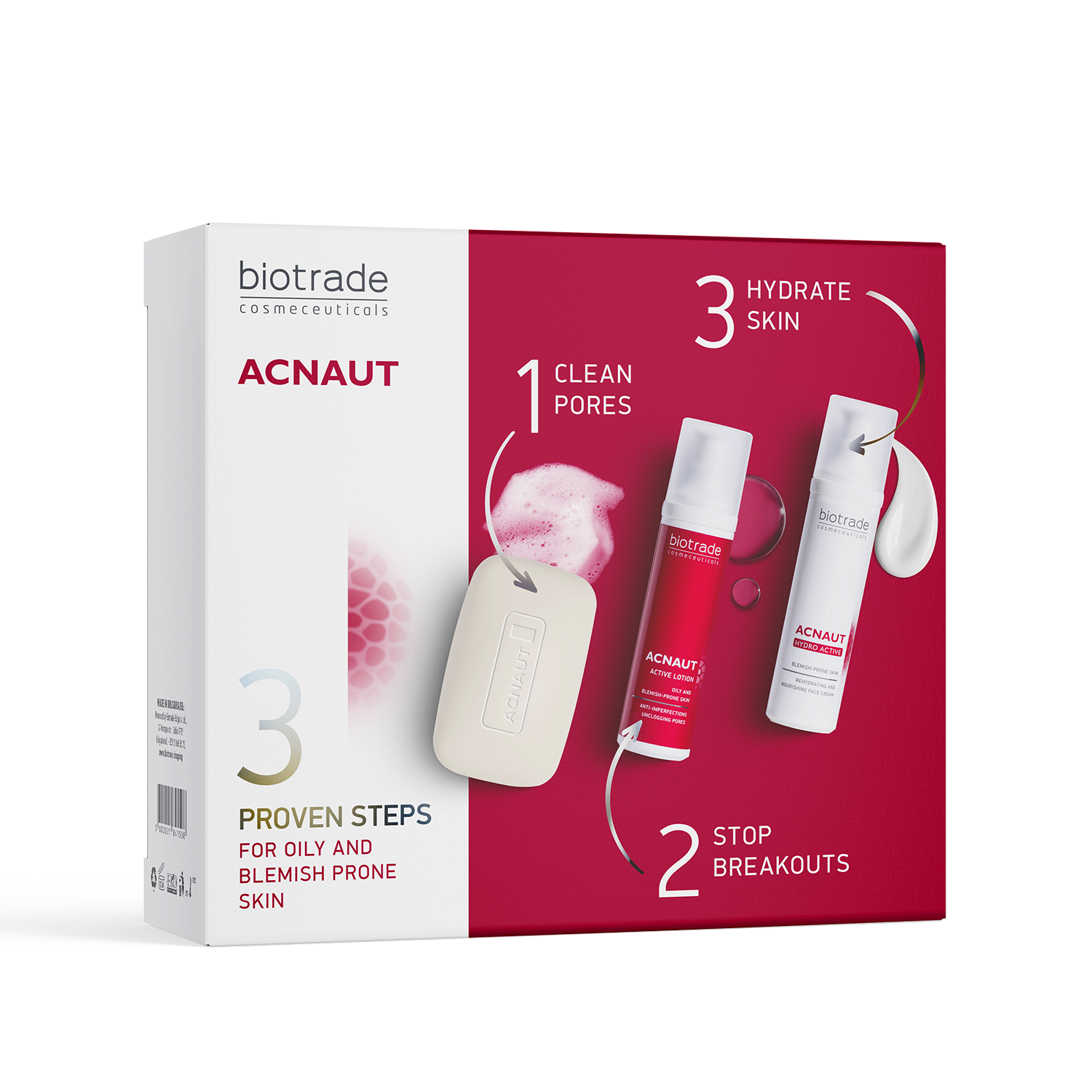 Acnaut 3 Steps Against Acne Box – biotrade.uk